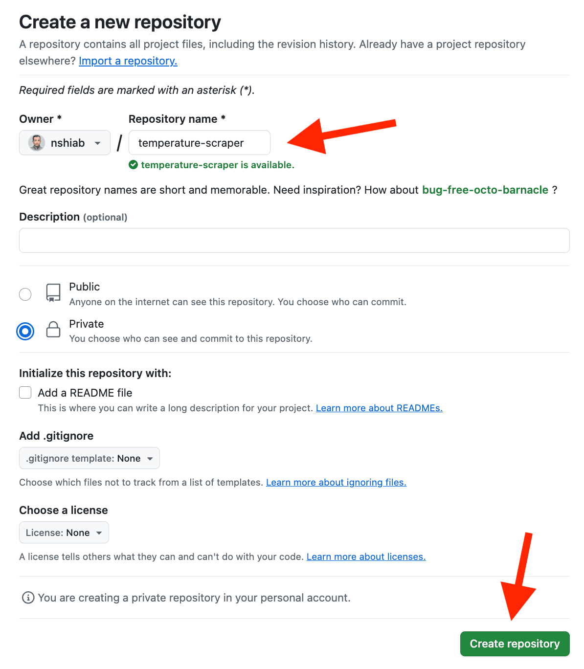 Web scraping with GitHub Actions